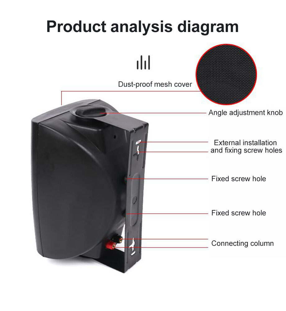 351 Wall Mounted Speaker Sound Column Campus Broadcasting System Square ...