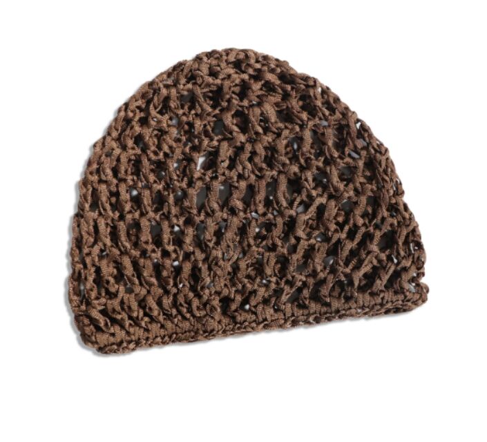 Factory Direct Sales New Adult Hair Hat Hollow Baotou Hat Solid Color ...