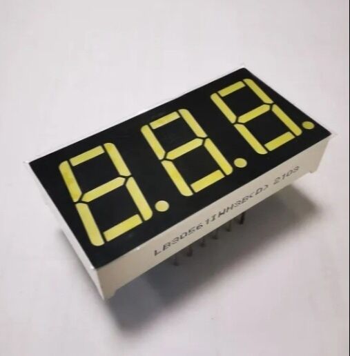 0.56" 3 Digit 7 Segment Led Display Common Anode White Color For ...
