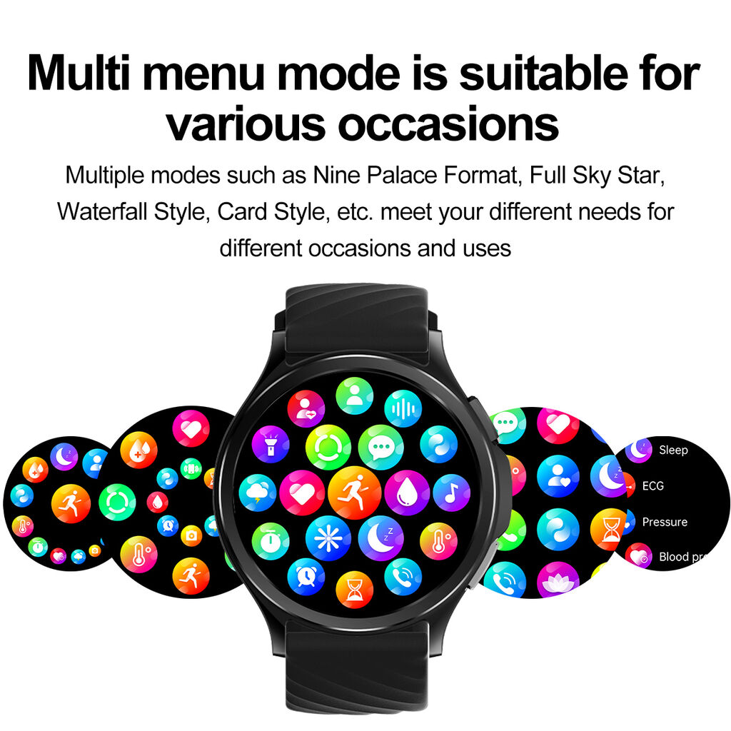 Amoled Smart Watch Business Digital Rugged Smart Bracelet Stainless ...