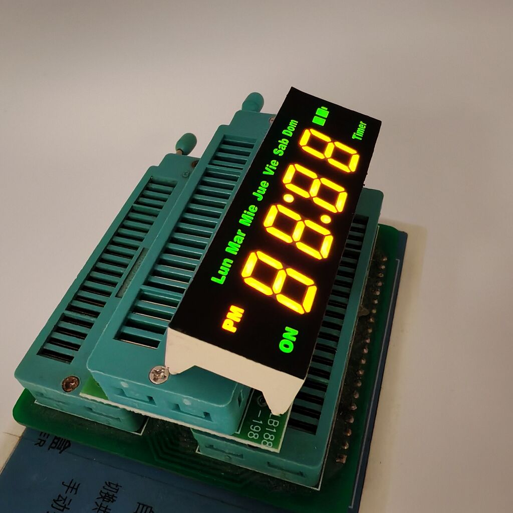 Yellow/green 4 Digit 7 Segment Led Display For Timer Control - Expore ...