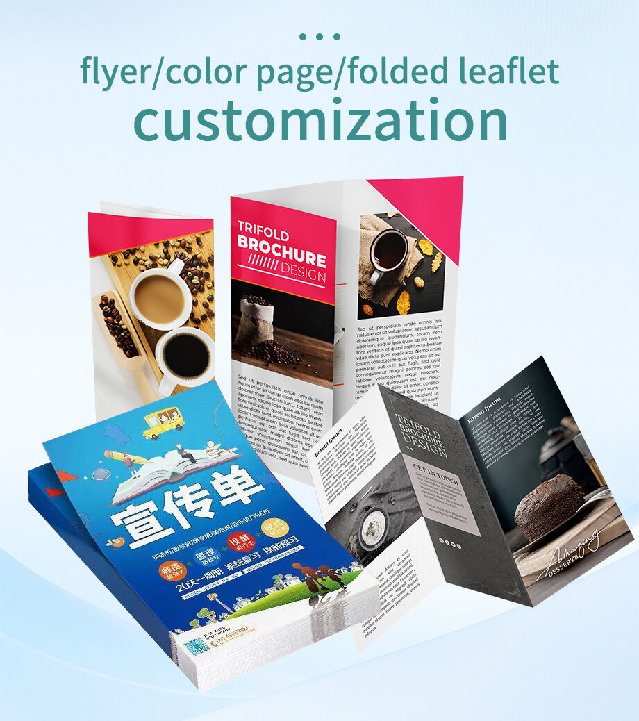 Folding Printing Color Pages,folding Flyers,two Fold Three Fold ...
