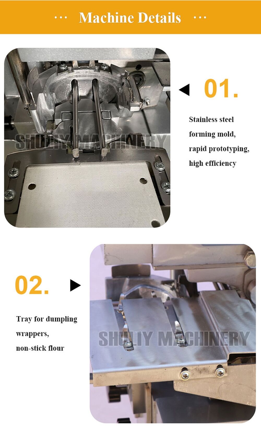 Full Automatic Dumpling Making Machine Half Moon Shaped Momo Dumpling ...