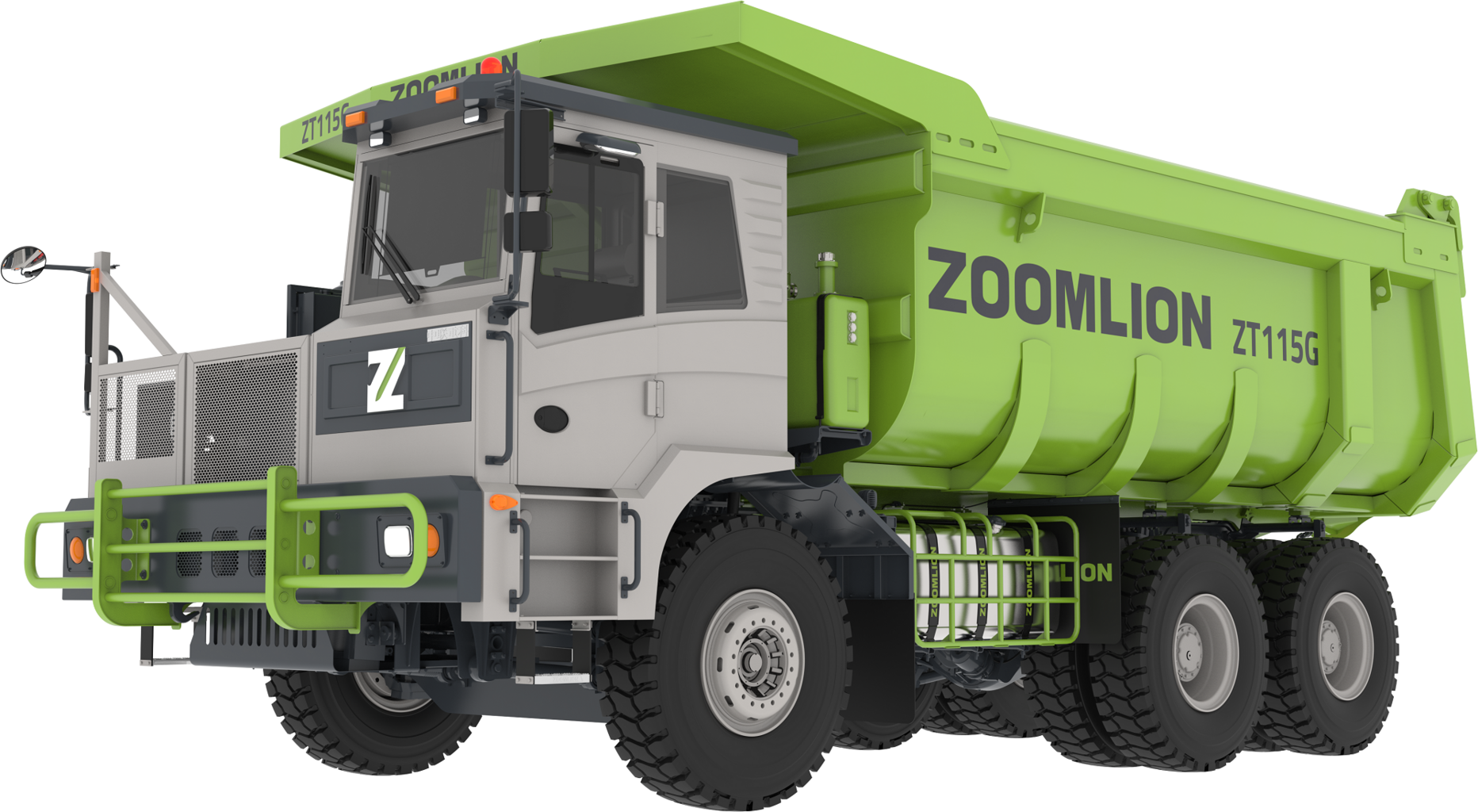 High Power Zt115g Mining Dump Truck By Zoomlion For Heavy Duty ...