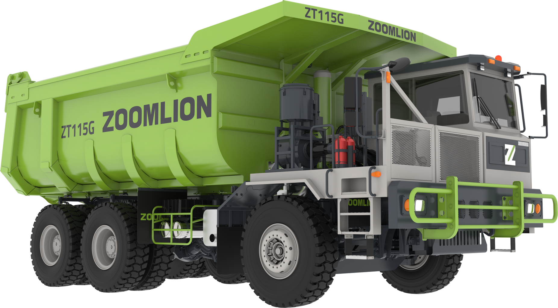 High Power Zt115g Mining Dump Truck By Zoomlion For Heavy Duty ...
