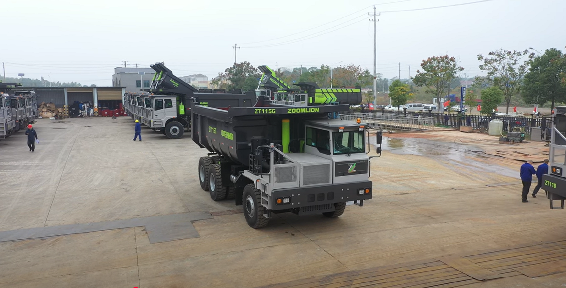 High Power Zt115g Mining Dump Truck By Zoomlion For Heavy Duty ...