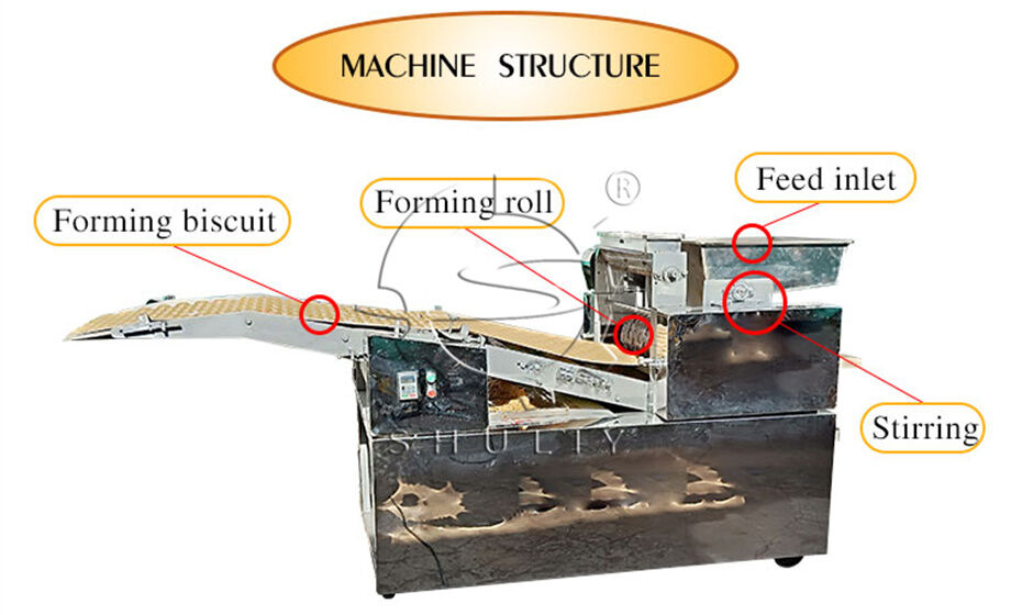 Industrial Cookie Biscuits Making Machine For Flour And Grain Products ...