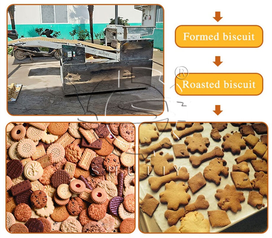 Industrial Cookie Biscuits Making Machine For Flour And Grain Products ...