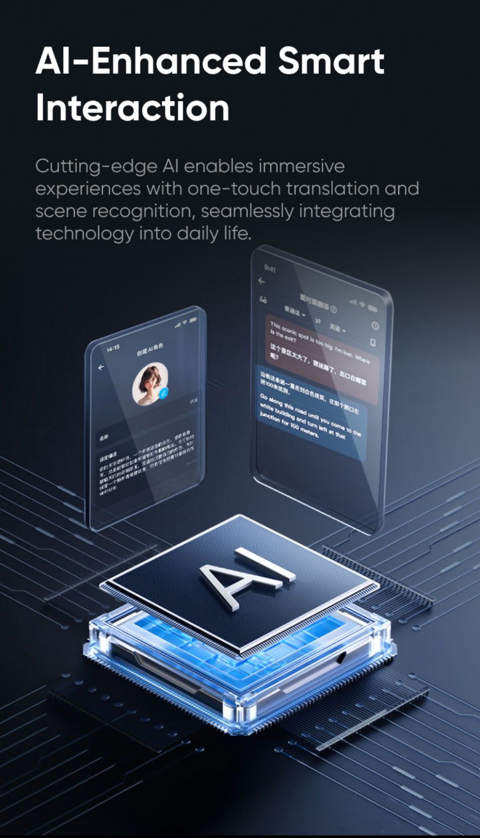 Qualcomm Wearable 12mp Ai Smart Camera Glasses With Realtime ...