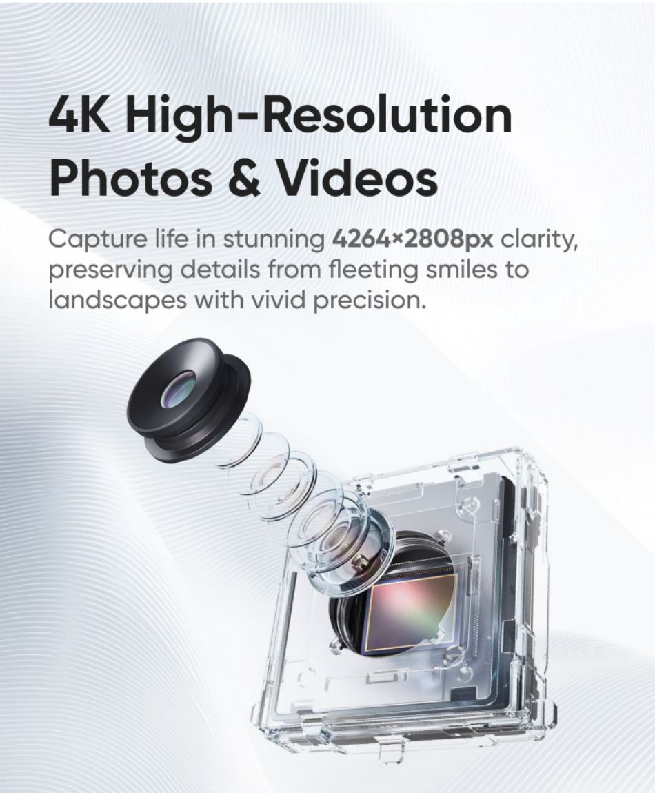 Qualcomm Wearable 12mp Ai Smart Camera Glasses With Realtime ...