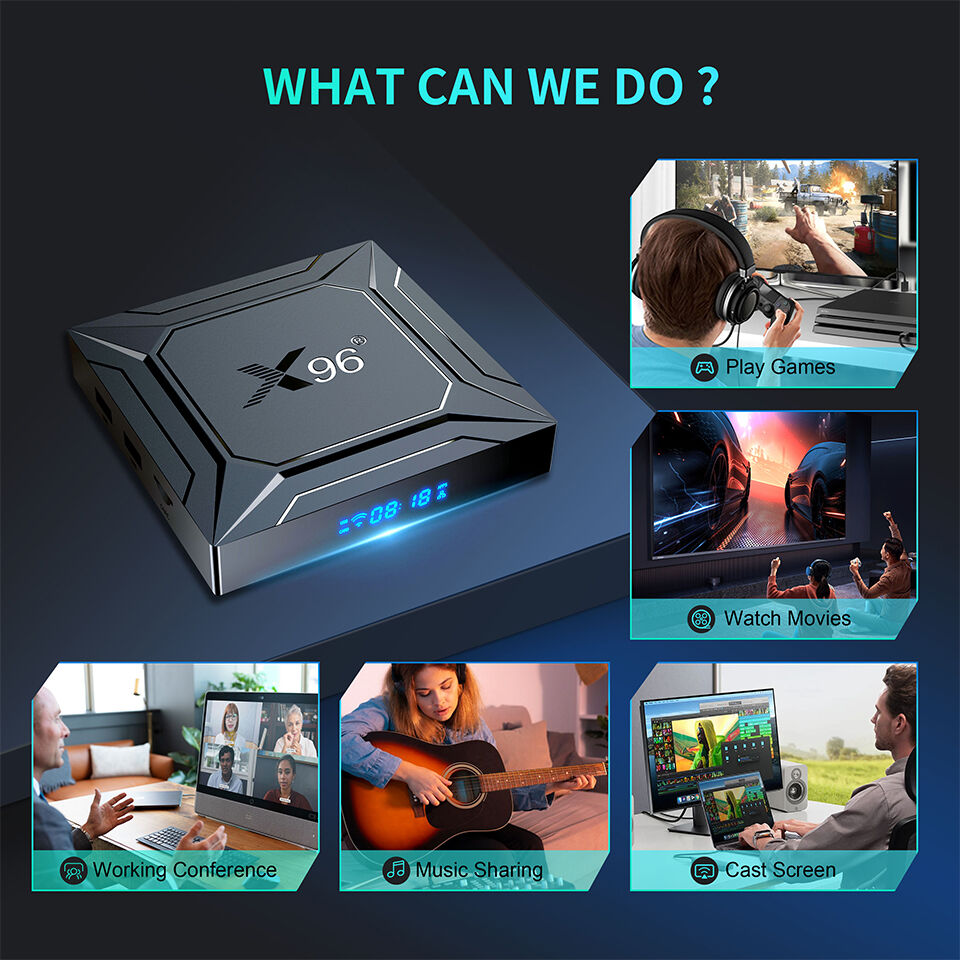 X96_m200 Amlogic S905x5m 4k Hdr Av1 Streaming Tv Box Android 14.0 4gb ...