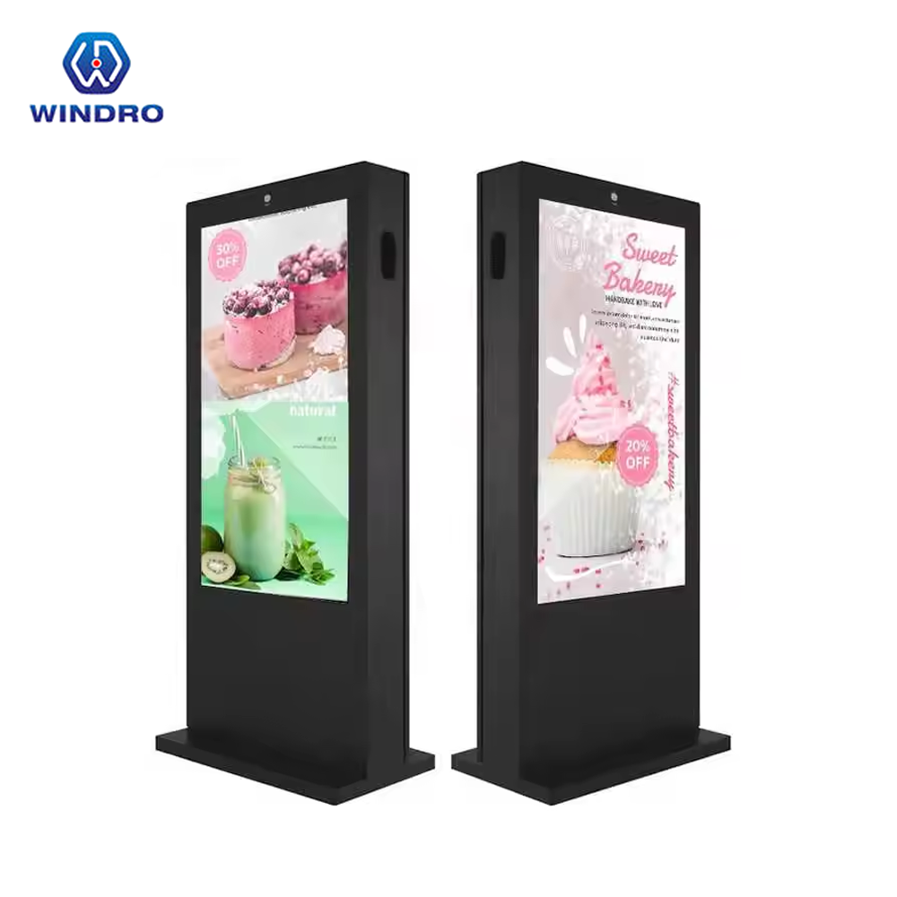 Ip65 Waterproof Horizontal Lcd Touch Screen Digital Kiosk, Floor ...