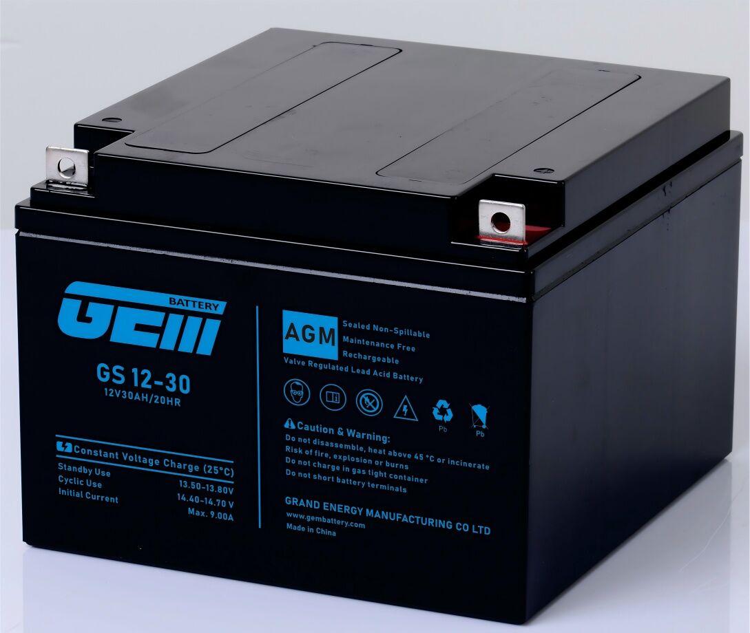 Long Life 12v 30ah Lead Acid Battery With Shockproof Abs Case For ...