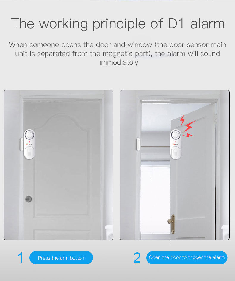 Wholesale Popular Smart Security System Wireless Door Sensor Detector ...