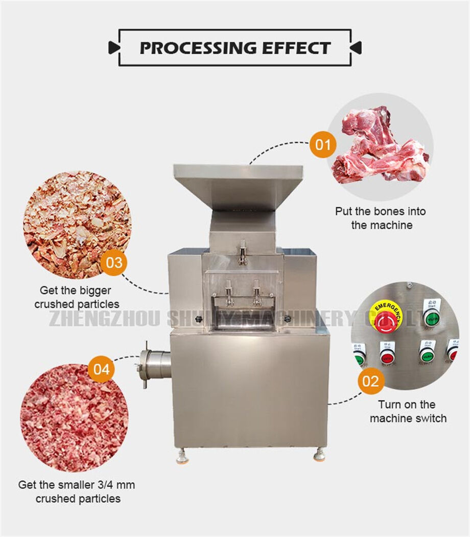 Commercial Beef Meat Bone Grinder Cow Bone Crusher Machine For Sale ...