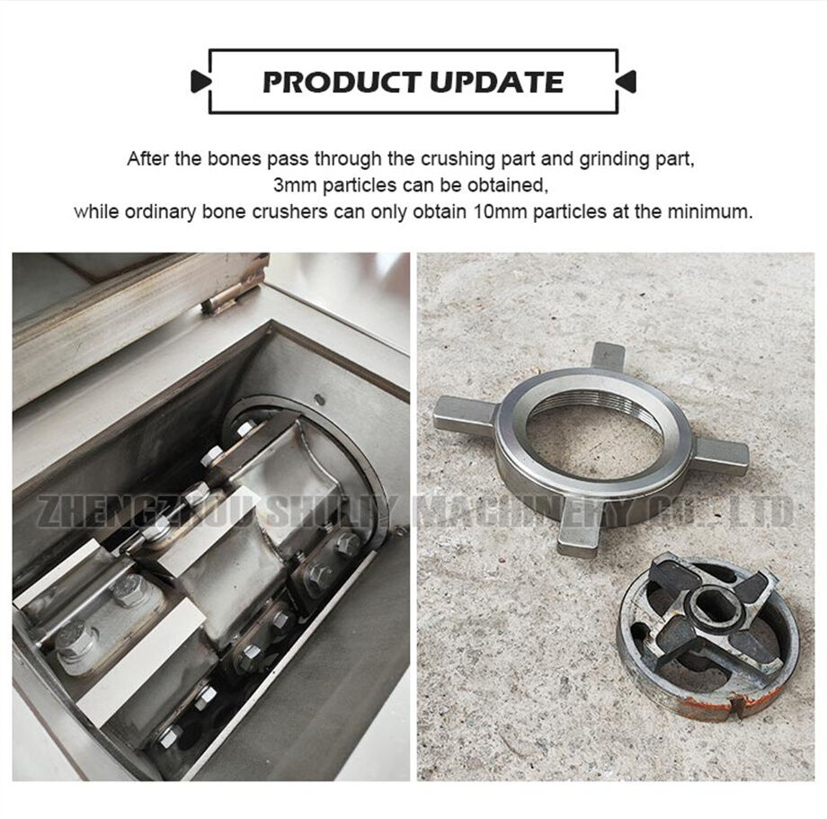 Commercial Beef Meat Bone Grinder Cow Bone Crusher Machine For Sale ...