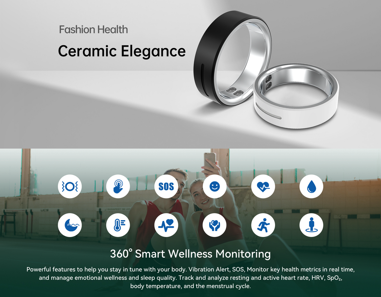 Buy China Wholesale 2025 Ai Enabled Smart Ring Aizo Ring App Motor ...