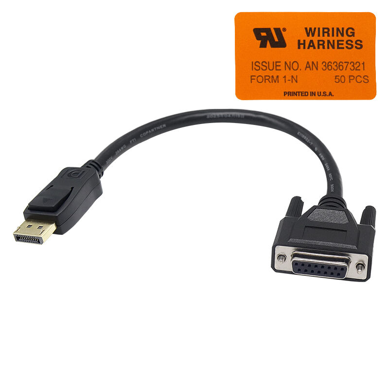 Bulk Buy China Wholesale Displayport To Db Male Industrial Cable, Black ...