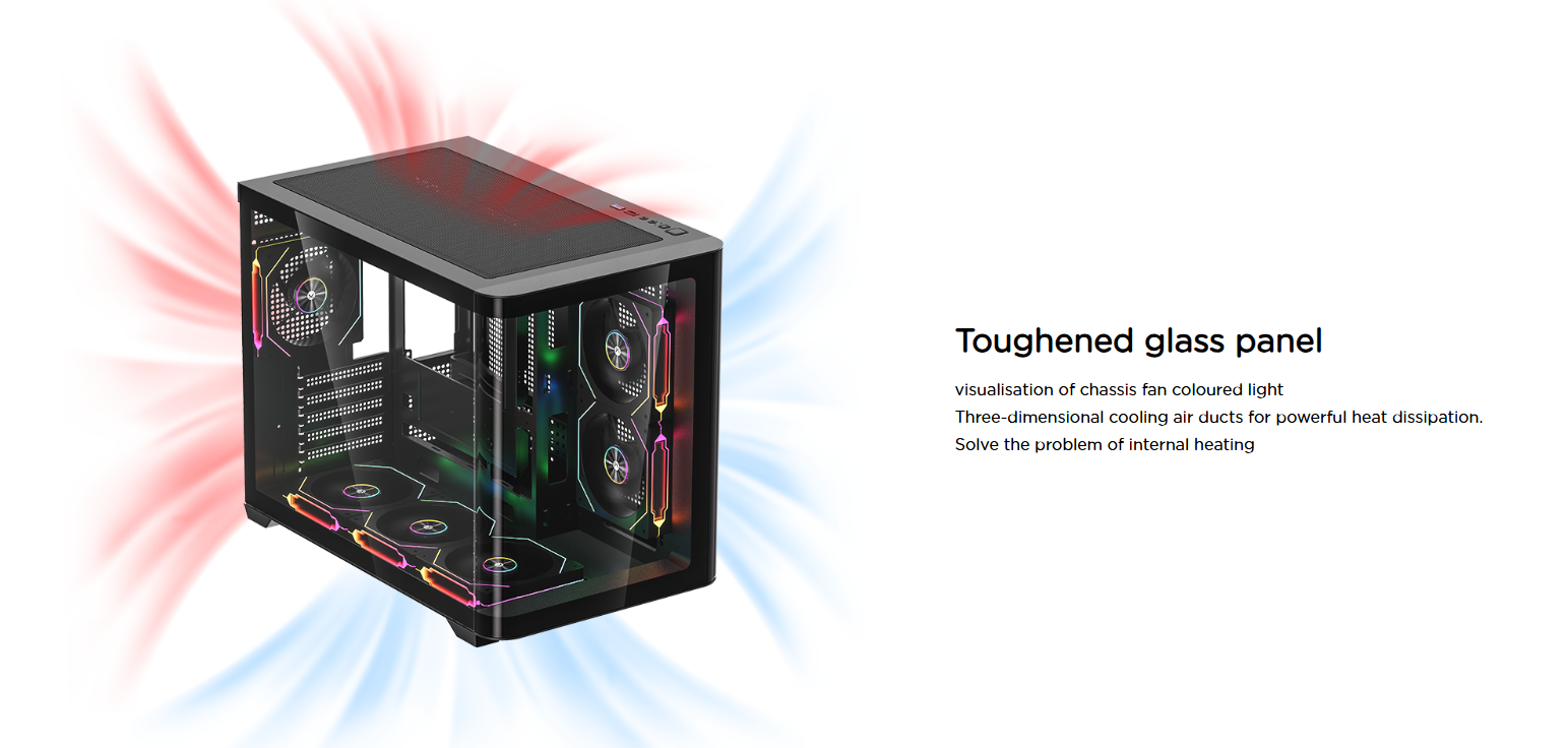New Design Stylish Pc Case With Rounded Corners And Curved Front Panel ...