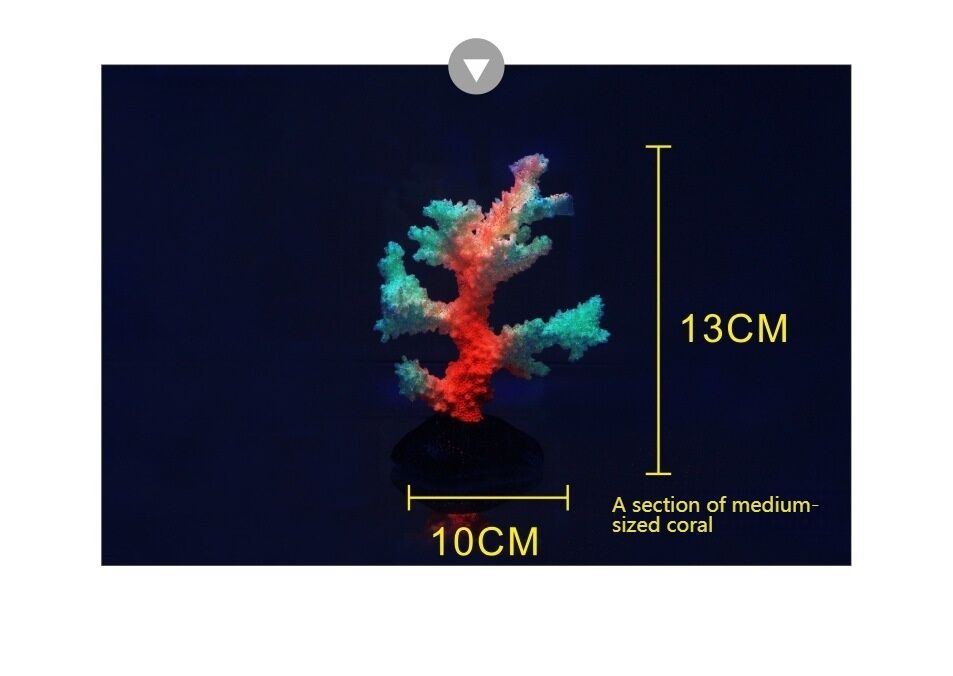Vivid Plastic Coral Aquarium Decor Bulk Pack For Fish Tank Landscapes ...