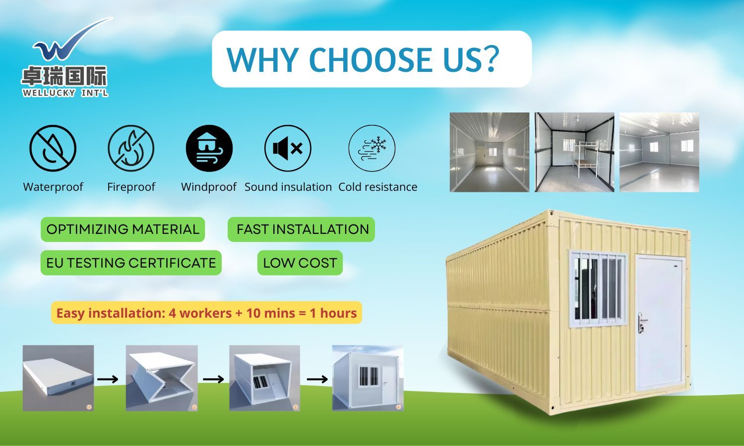 Factory Direct High Quality China Wholesale Custom 20ft Portable ...