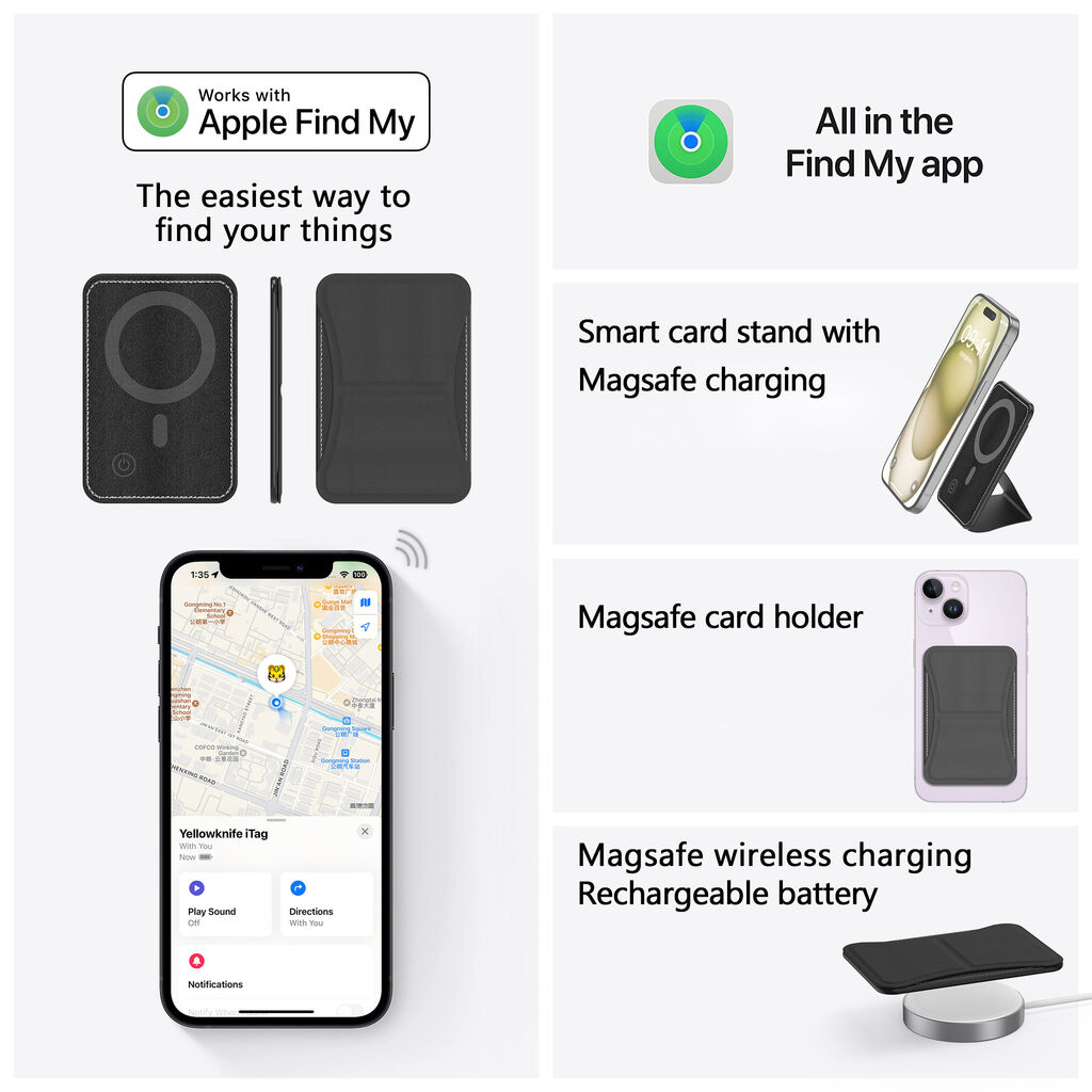 Oem Odm Ultra-thin Wireless Charging And Magnetic Charging Find My ...