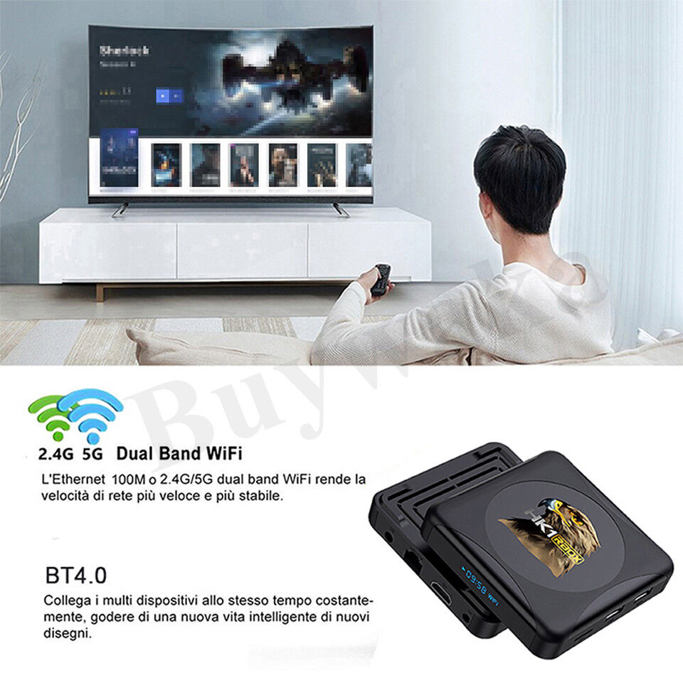 Leadcool Hk1 R1 Mini Smart Tv Box Android 10 Set Top Box Bt 4.1 ...