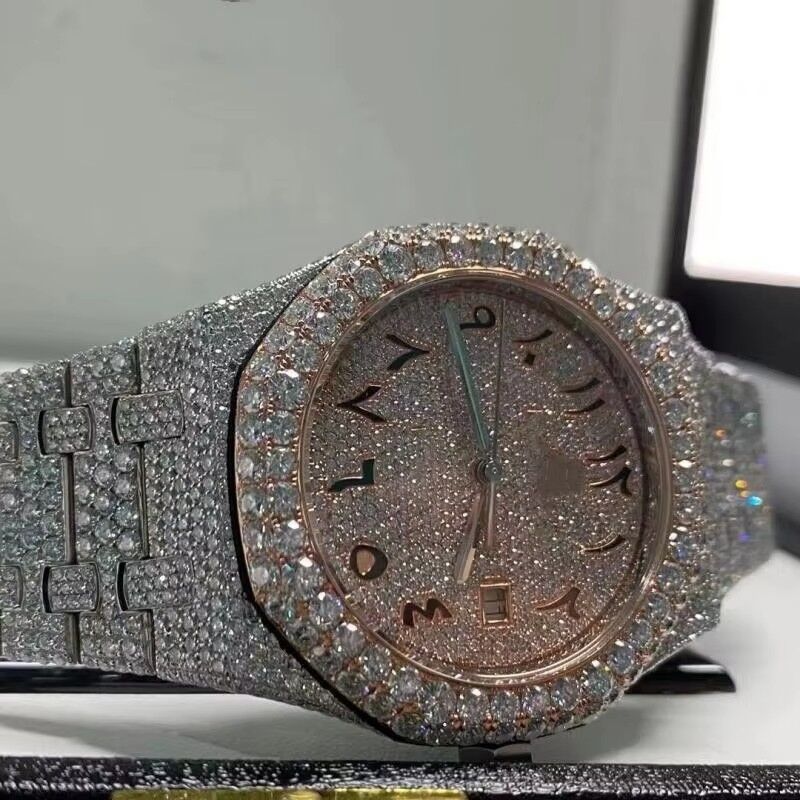 Wholesalefamous Brand Real Moissanite Watch Vvs1 For Luxury Hip Hop ...