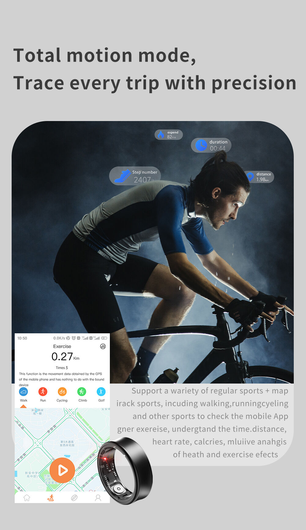 Buy China Wholesale 2025 Sr05 Titanium Smart Rings With Health Tracke ...