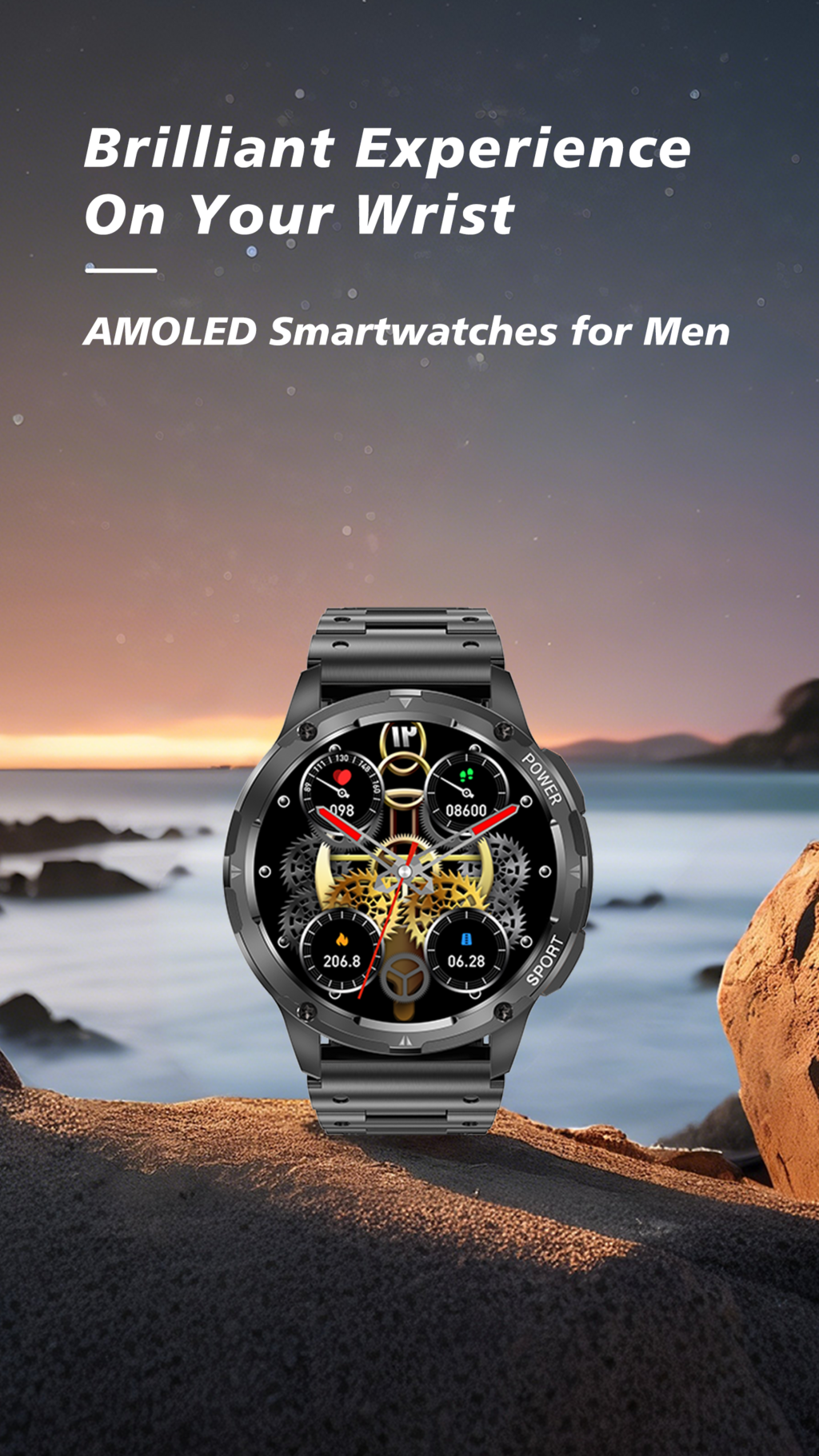 Factory Direct High Quality China Wholesale Unisex 4g Gps Amoled ...