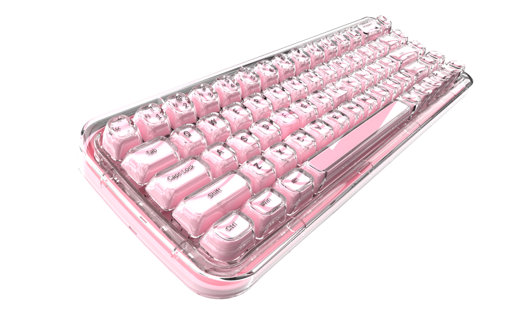 Dazzling Rgb Light !!! 2025 New 2.4g+bt+wired Tri-mode Charging Jelly ...