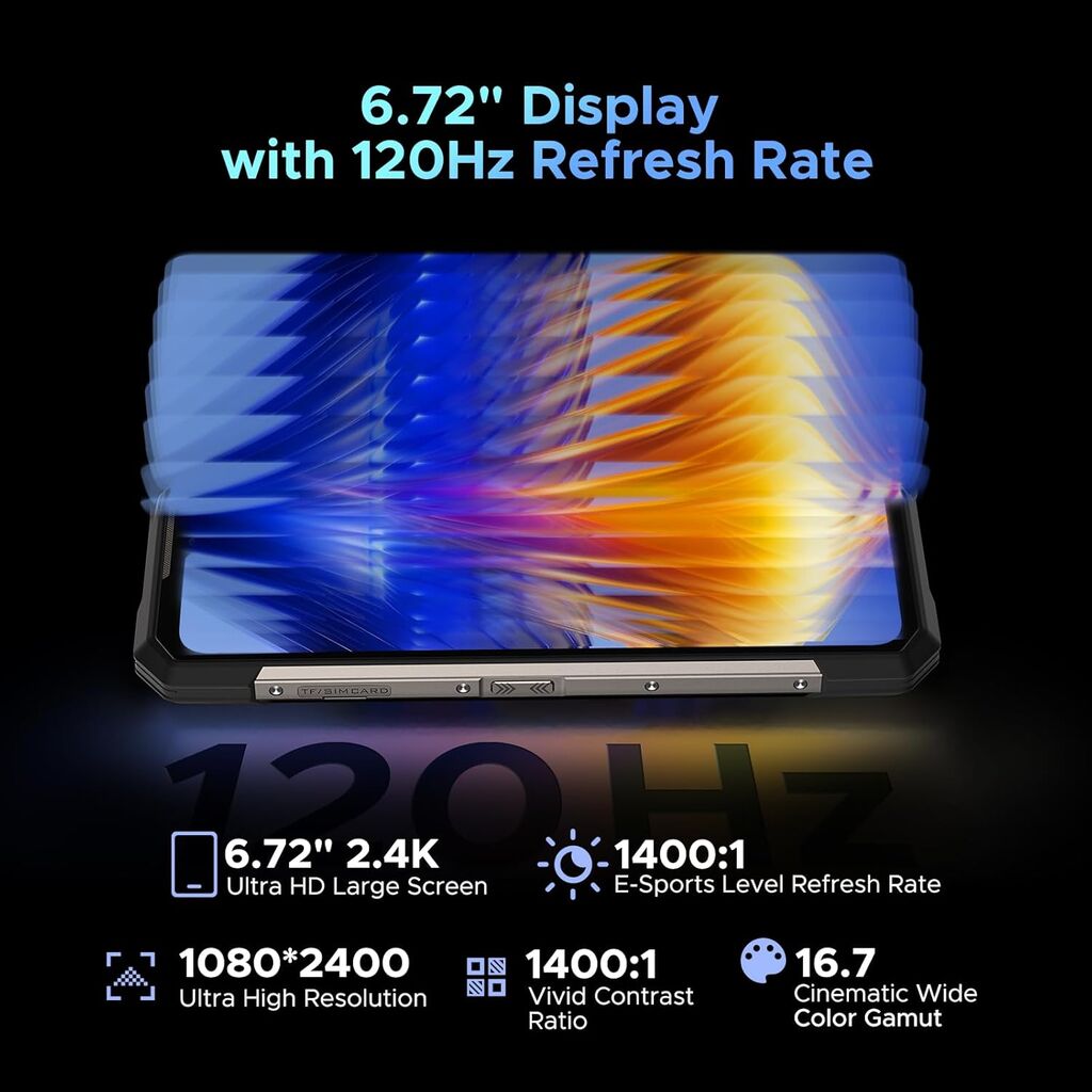 Rugged Smartphone Unlocked,24gb+256gb/2tb, 10300mah Rugged Phone, 6.6 ...