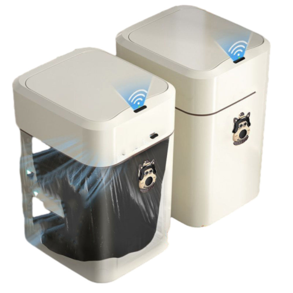 Hot Sale Smart Automatic Trash Can With Lid Motion Sensor Odor Control Touchless Design Home ...