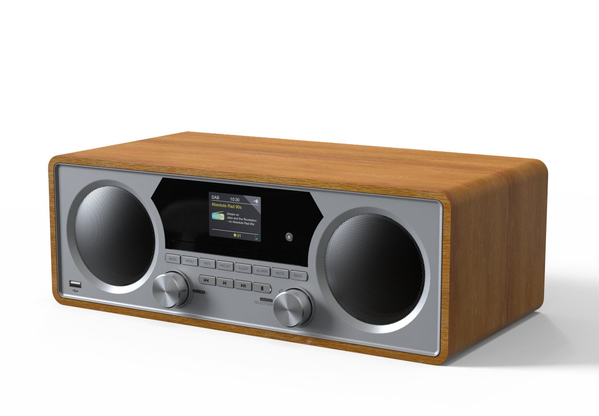 Buy China Wholesale 2025 New Mdf Wooden Made Cd Mp3 Usb Player Digital ...