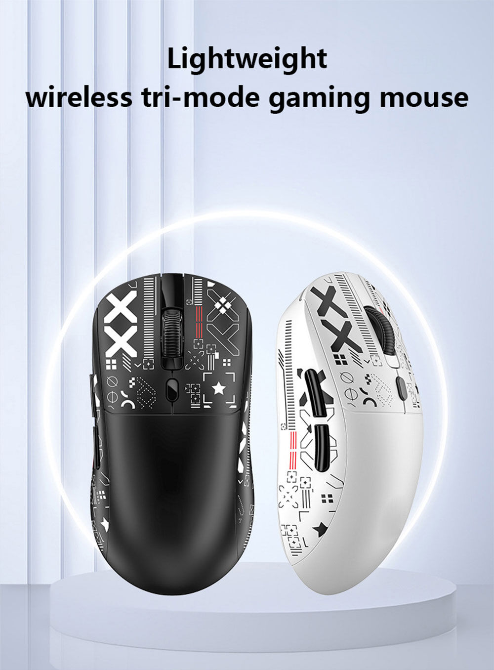 Cheap 2.4g Wireless Bluetooth Wired Three-mode Lightweight Gaming Mouse ...