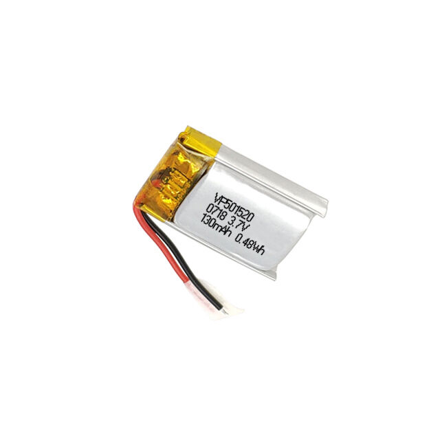 3.7v Lipo Battery 130mah Vp501520 Lithium Polymer Battery Packs For ...