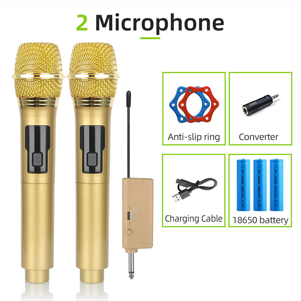 Factory Price Rechargeable High Quality Wireless Microphone Plug Play ...