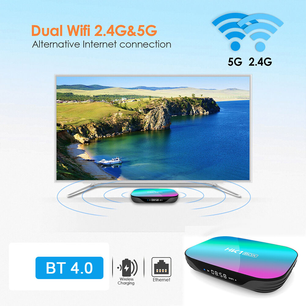 Android 9.0 Tv Box Hk1 Box Amlogic S905x3 4gb 128gb 8k Uhd 1000m Lan ...