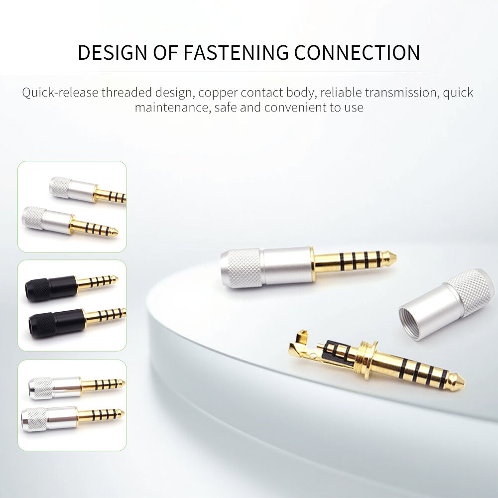 Factory Direct High Quality China Wholesale 4.4mm Trrrs Gold Plated ...