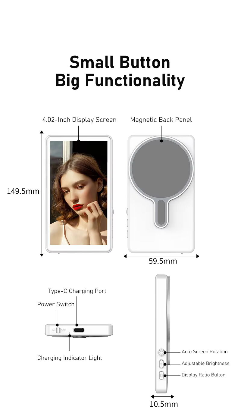 Factory Direct High Quality China Wholesale Magnetic Selfie Monitor ...