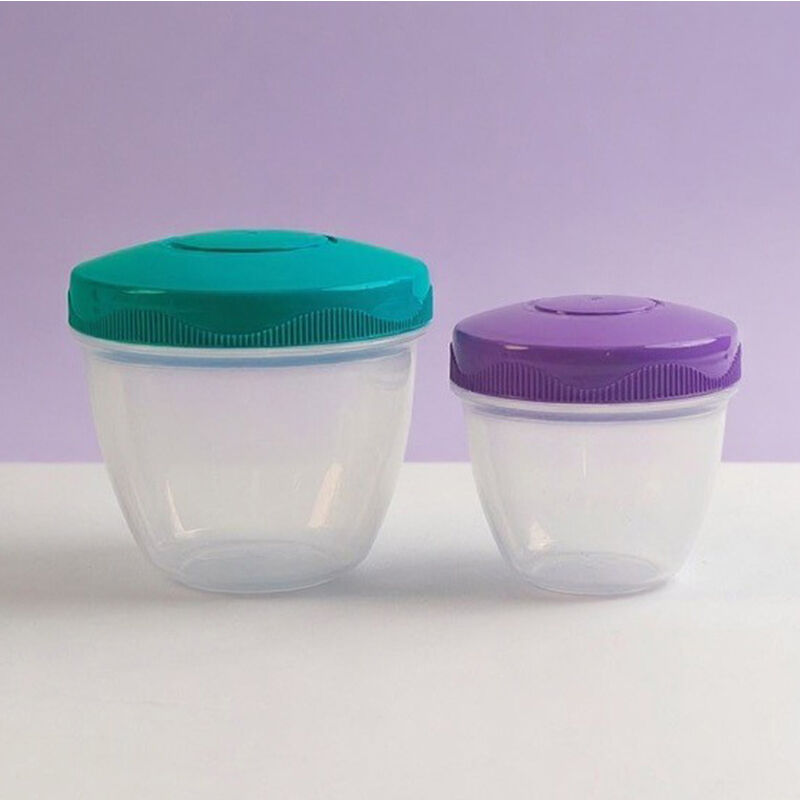 Buy China Wholesale Snack Pot 135ml/purple + 270ml/teal 2 Pack & Snack ...