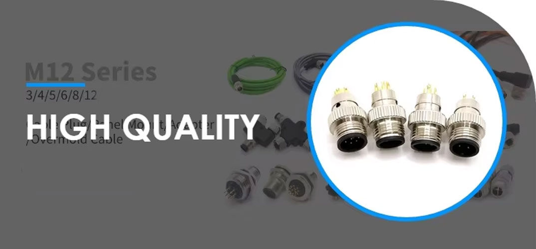 Bulk Buy China Wholesale M12 Series Metal Circular Screw Locking ...
