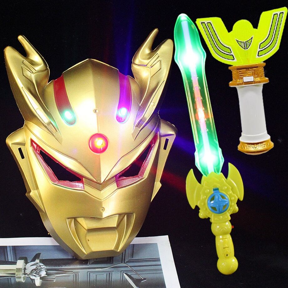 Bulk Buy China Wholesale Cartoon Mask Glowing Mask Children's Non-toxic ...