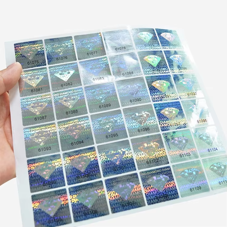 Holographic Laser Sticker Hologram Sticker Permanent Feature For ...
