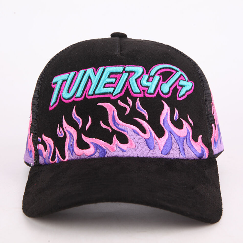 Hot Selling Factory Custom 5 Panel Baseball Mesh Caps Embroidery Logo ...