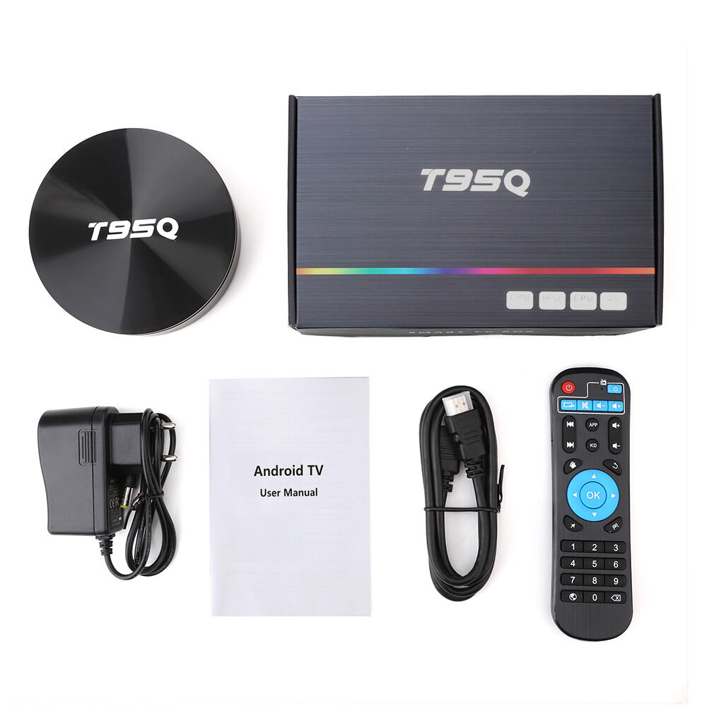 T95q 4k Tv Box Amlogic S905x2 4gb Ram 64gb Rom Meide Player 2.4g&5.8g ...