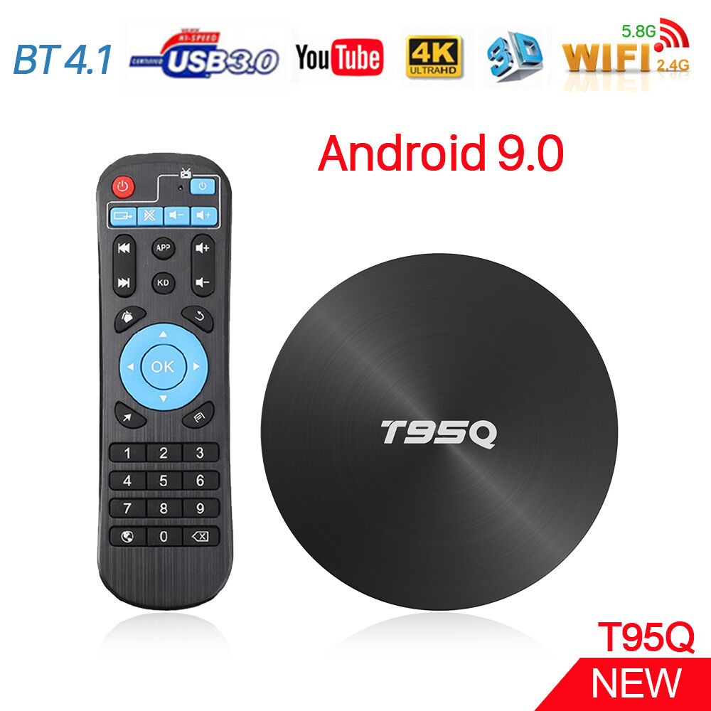 T95q 4k Tv Box Amlogic S905x2 4gb Ram 64gb Rom Meide Player 2.4g&5.8g ...
