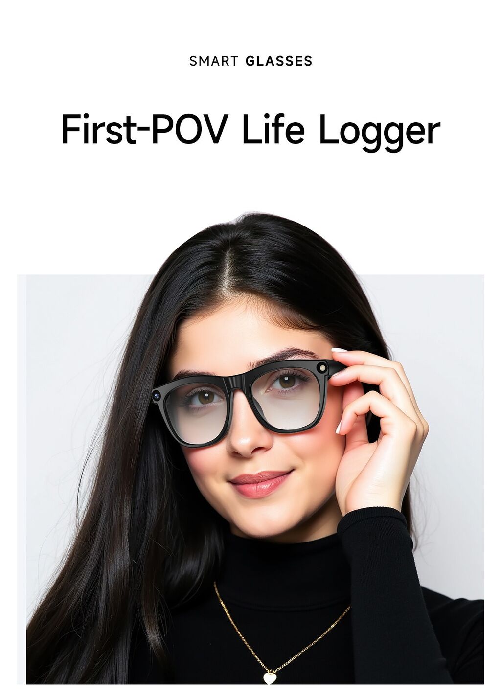 Ai Smart Glasses, 800w Hd Camera Glasses With 164 Translation, Anti ...
