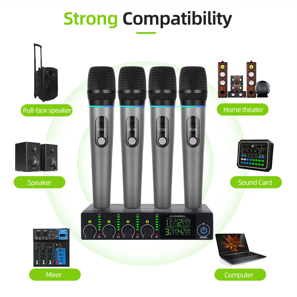 Factory Price High Quality Wireless Microphone For Home Karaoke 690 ...