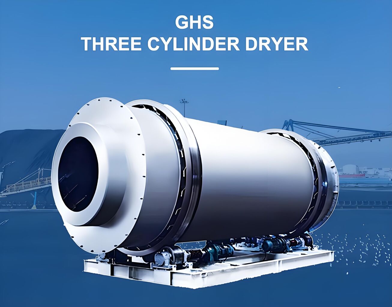 Advanced Continuous Triple-drum Dryer Industrial Rotary Dryer Heavy ...
